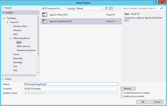 Client Web Part Custom Properties and Query String Standard Token in SharePoint 2013 Napa App ...